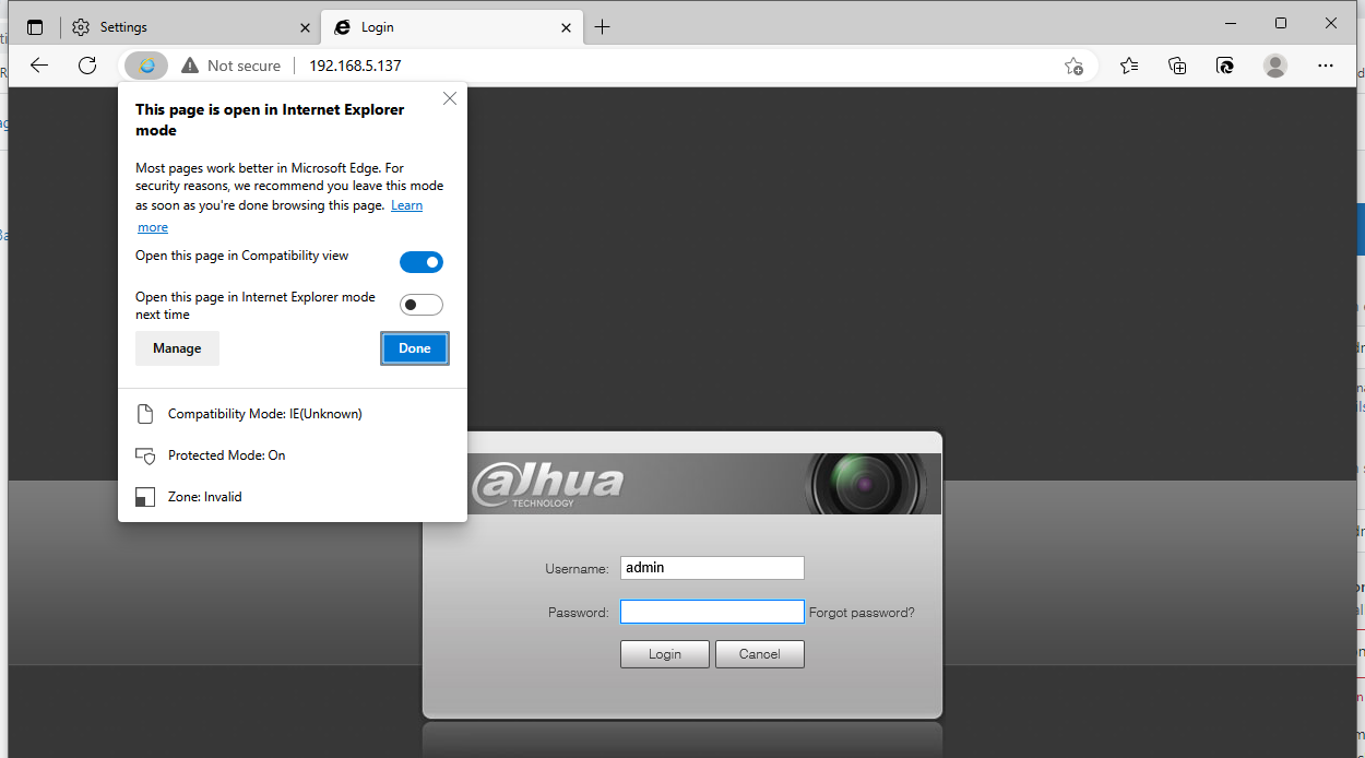How to use IE (Internet Explorer) start from 2023 for win 10 and Win 11 – Dahua Tech UK & Ireland