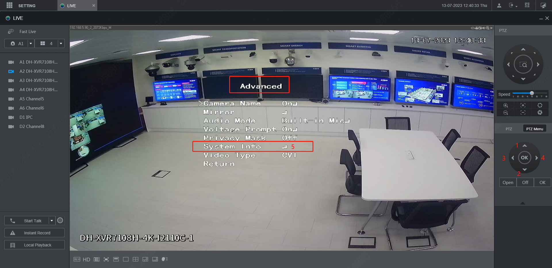 Check HDCVI camera's SN from the XVR – Dahua Tech UK & Ireland