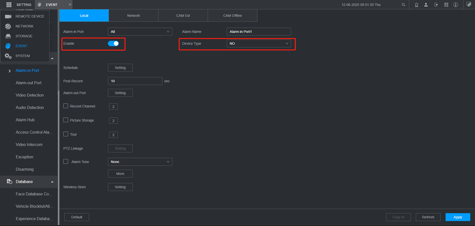 How to Use Alarm-in Port to Trigger Alarm Video – Dahua Tech UK & Ireland