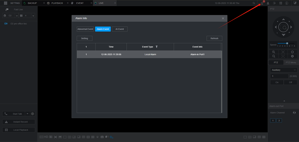 How to Use Alarm-in Port to Trigger Alarm Video – Dahua Tech UK & Ireland