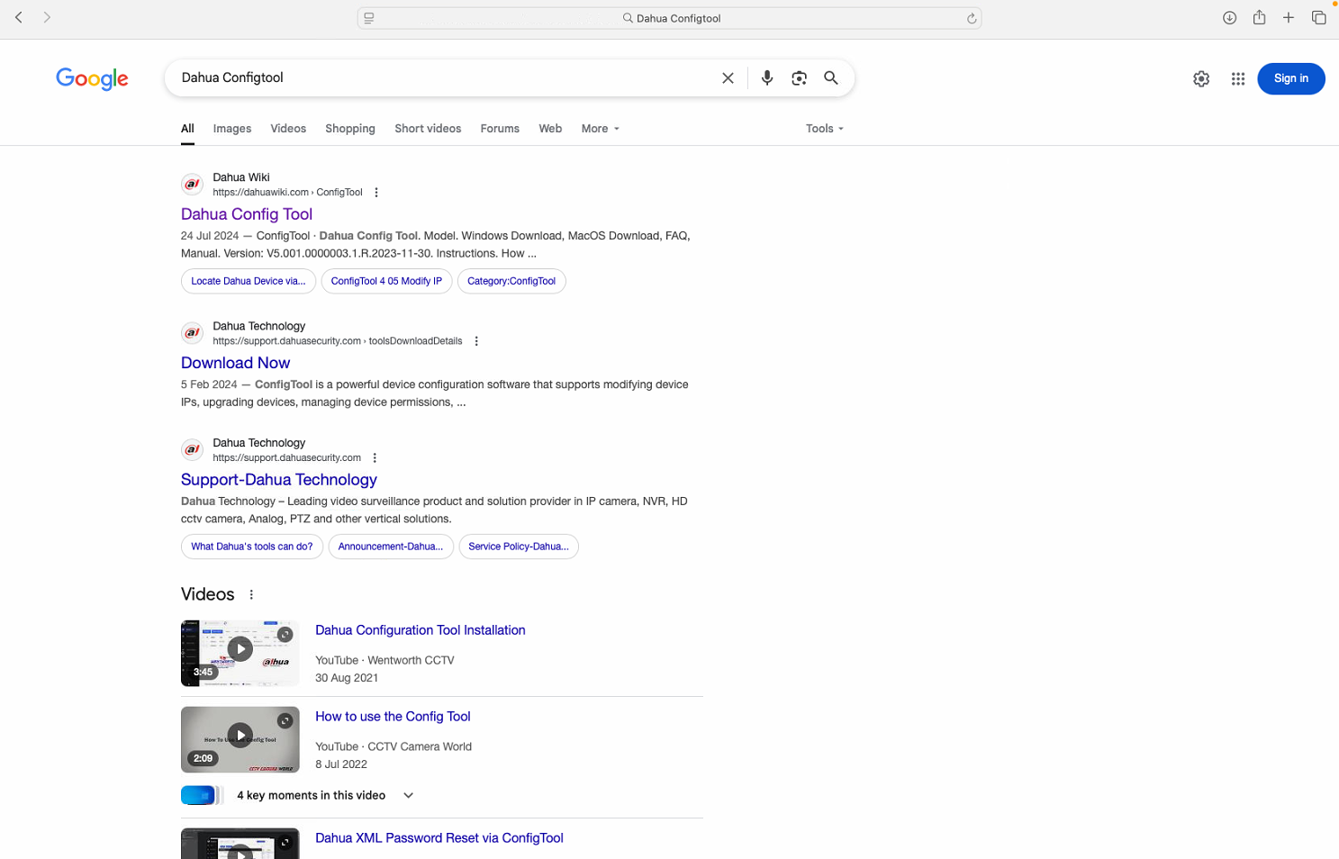 How to download ConfigTool on Mac – Dahua Tech UK & Ireland