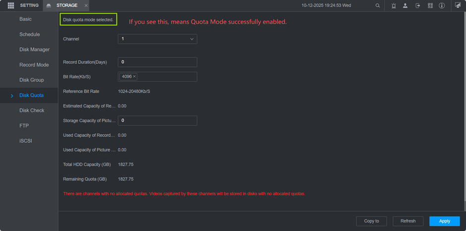 Configuring NVR HDD SMR Drives: Changing Storage Mode to Quota Mode ...